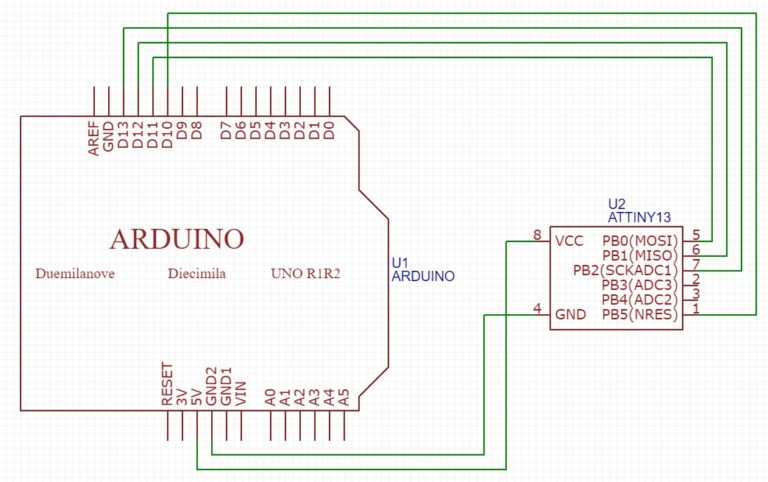 ATtiny13。ちっちゃいマイコンの書き込み方～Lチカまで＠Arduino | くろべこblog